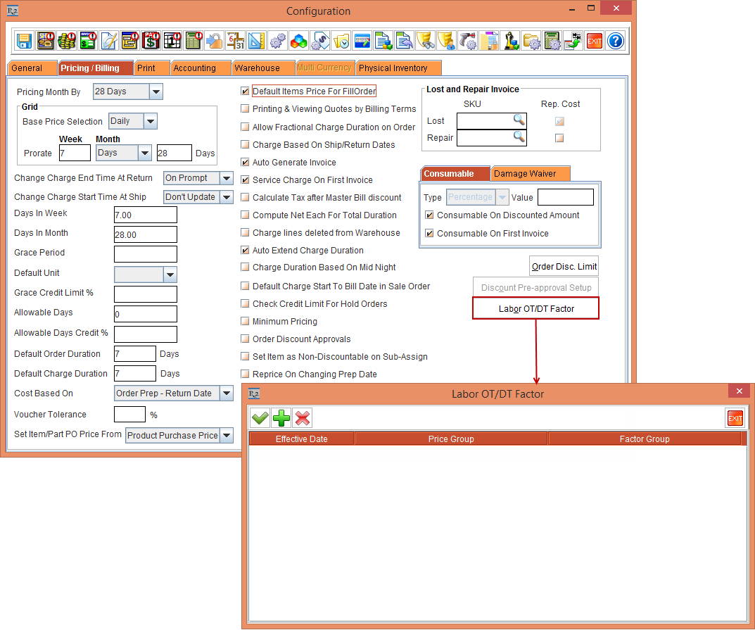 Calculating OT and DT Rates for Labor based on OT Factor, DT Factor ...