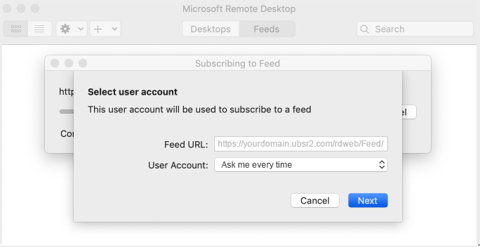 R2 Logging In (RDWEB)