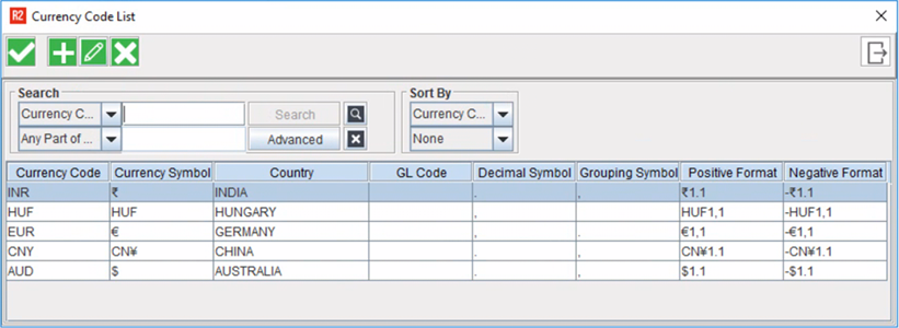 Setting up Multi Currency