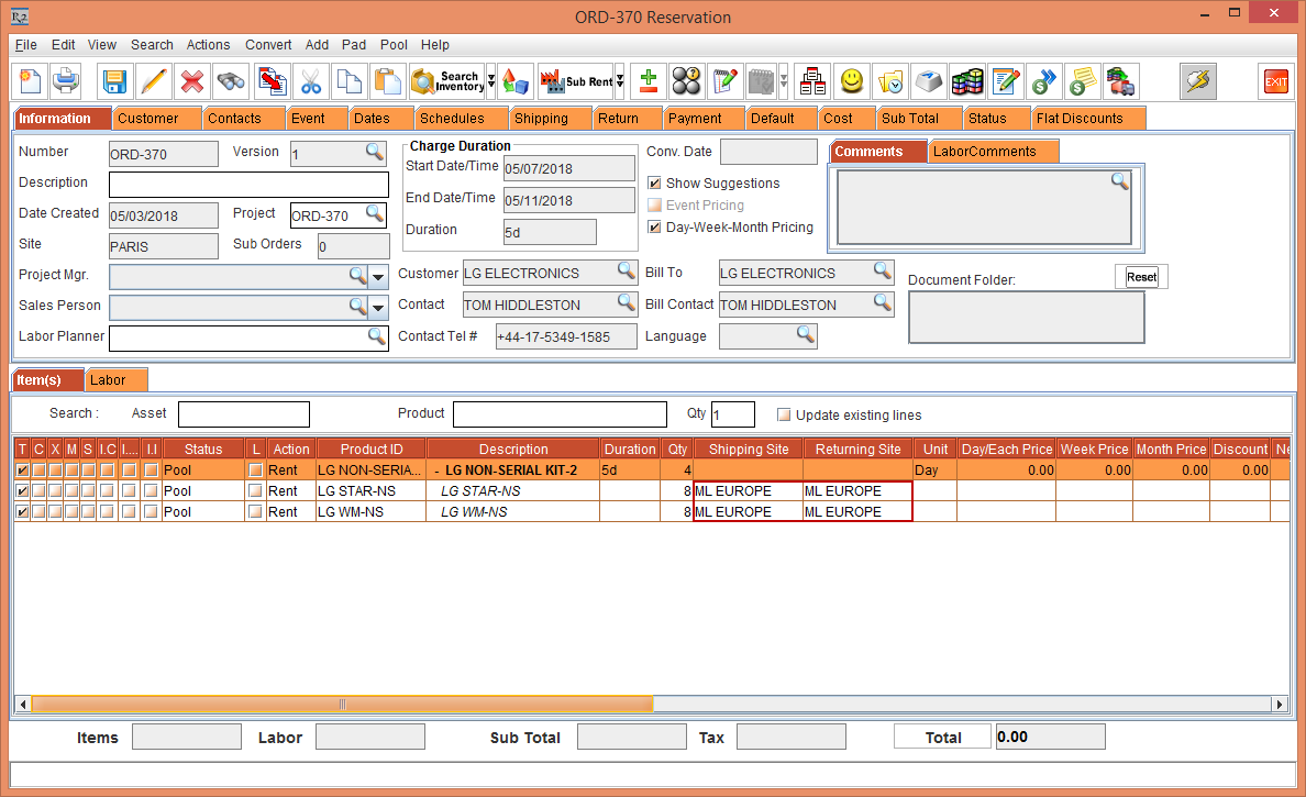 Non-Serial Kit behavior