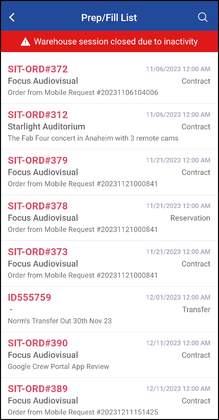 Idle Timeout Management